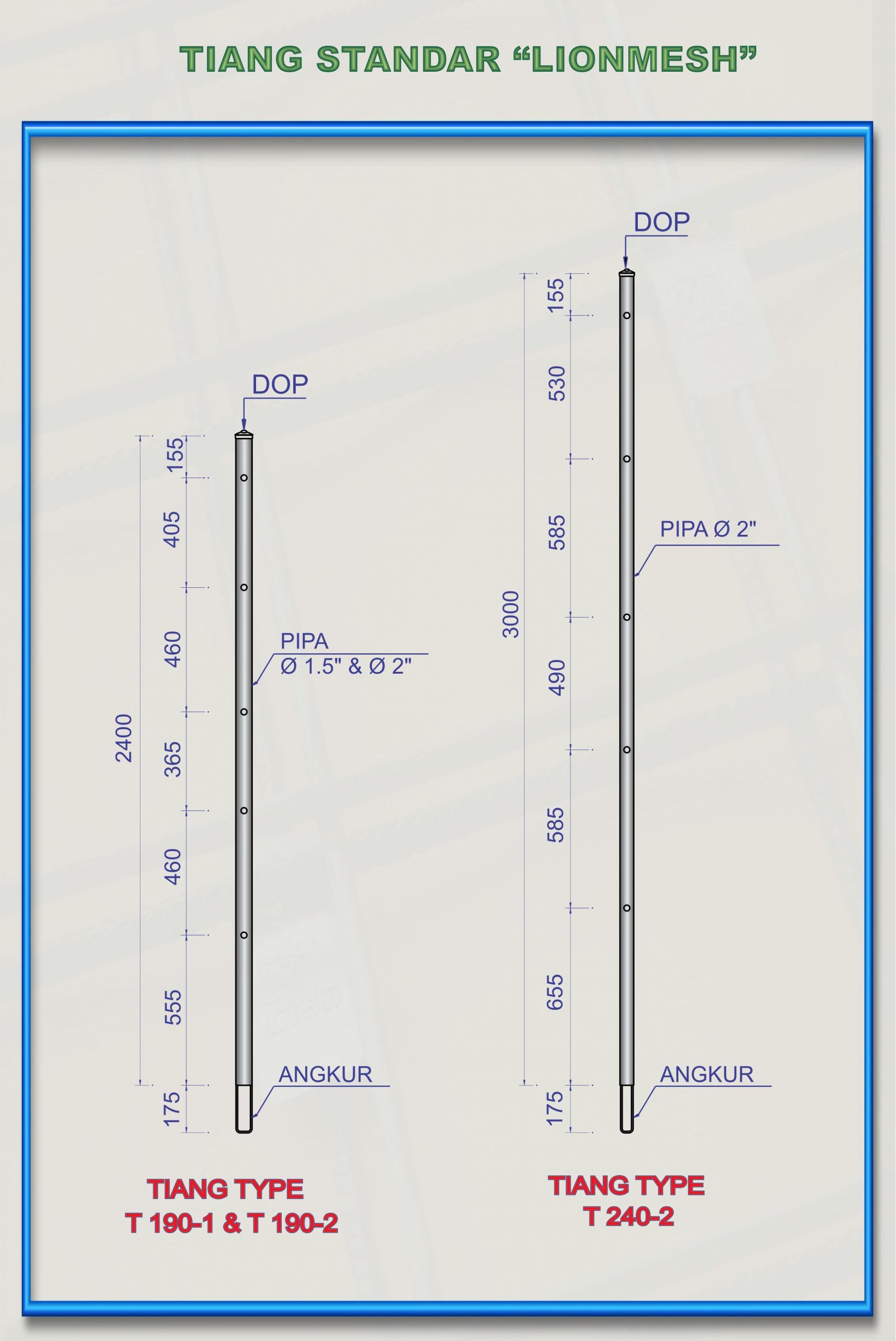 Pagar & Aksesories – lionmesh.com